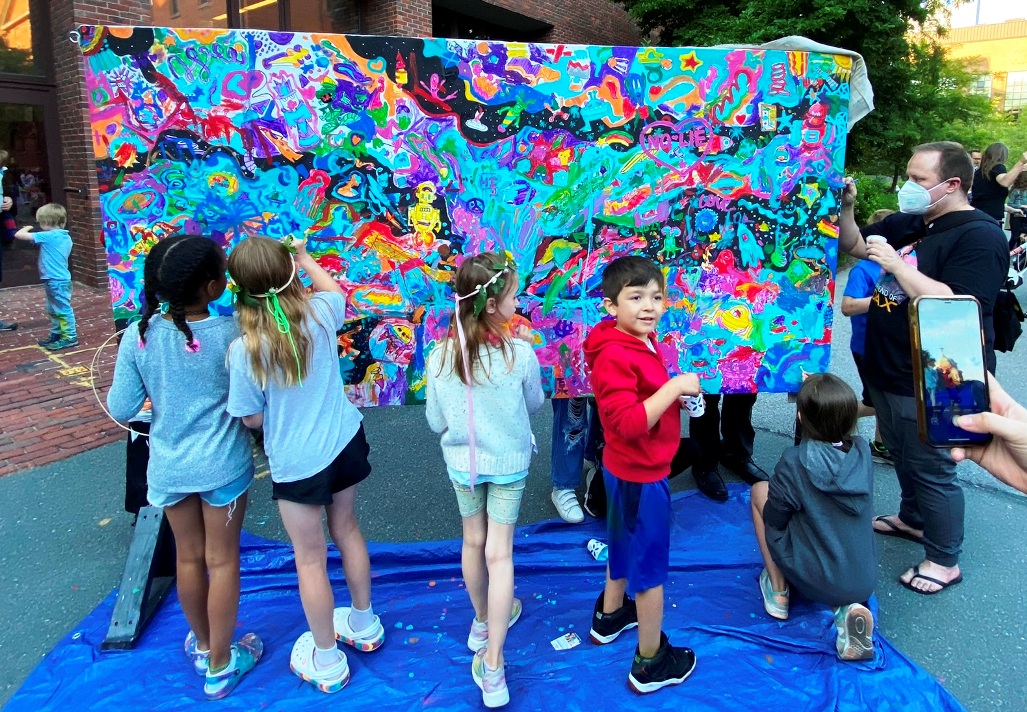 Many Painters Added to Murals for Summer Solstice Celebration 2023, Harvard Museums of Science ...