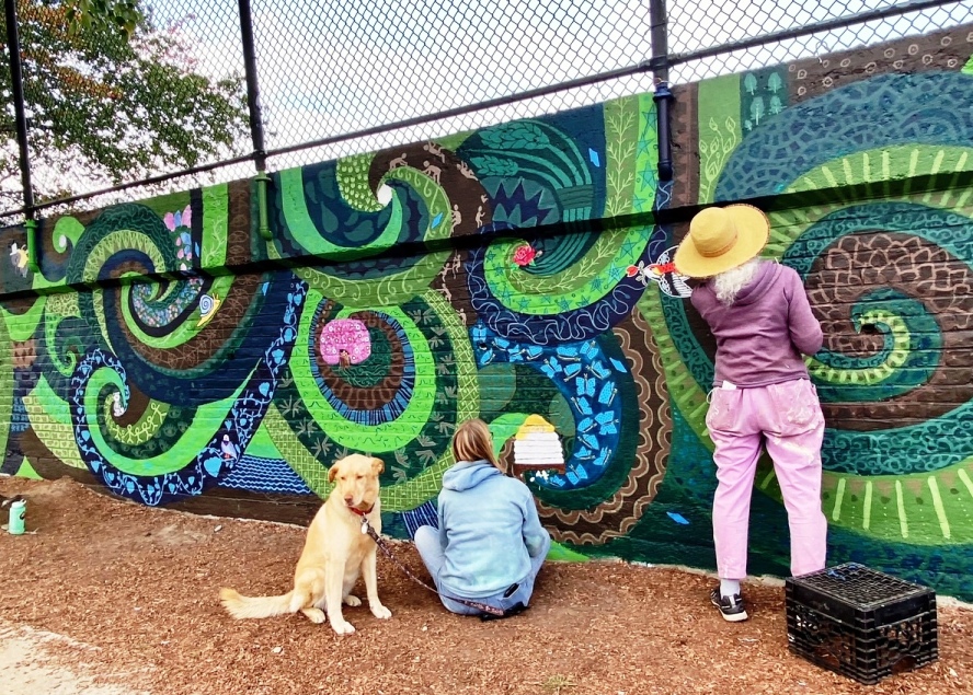 New Pemberton Street Mural Engages All Ages, as Creators and Viewers ...
